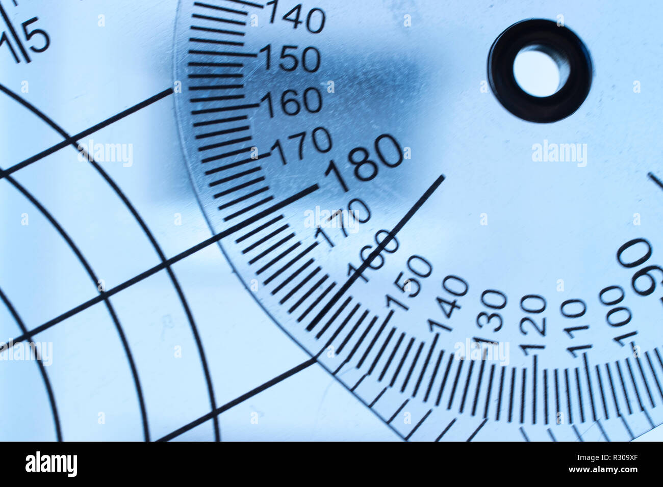 Goniometer movement medical instrument used for measuring mobility of ...