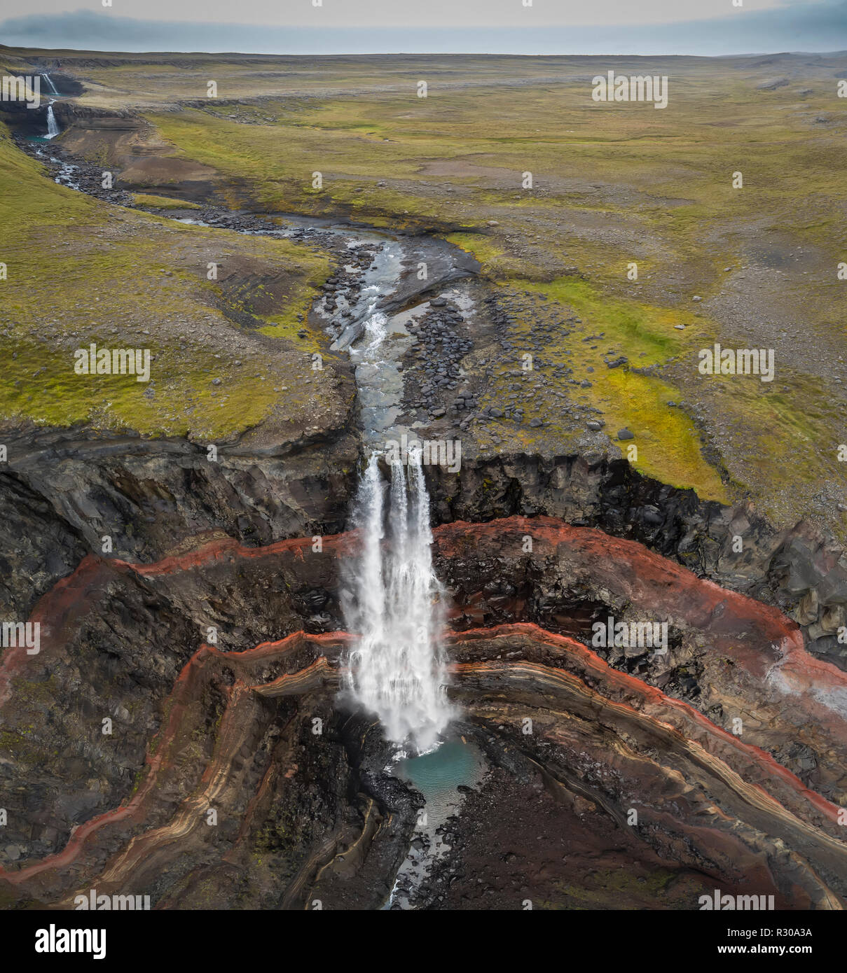 Iceland hengifoss waterfall hi-res stock photography and images - Alamy