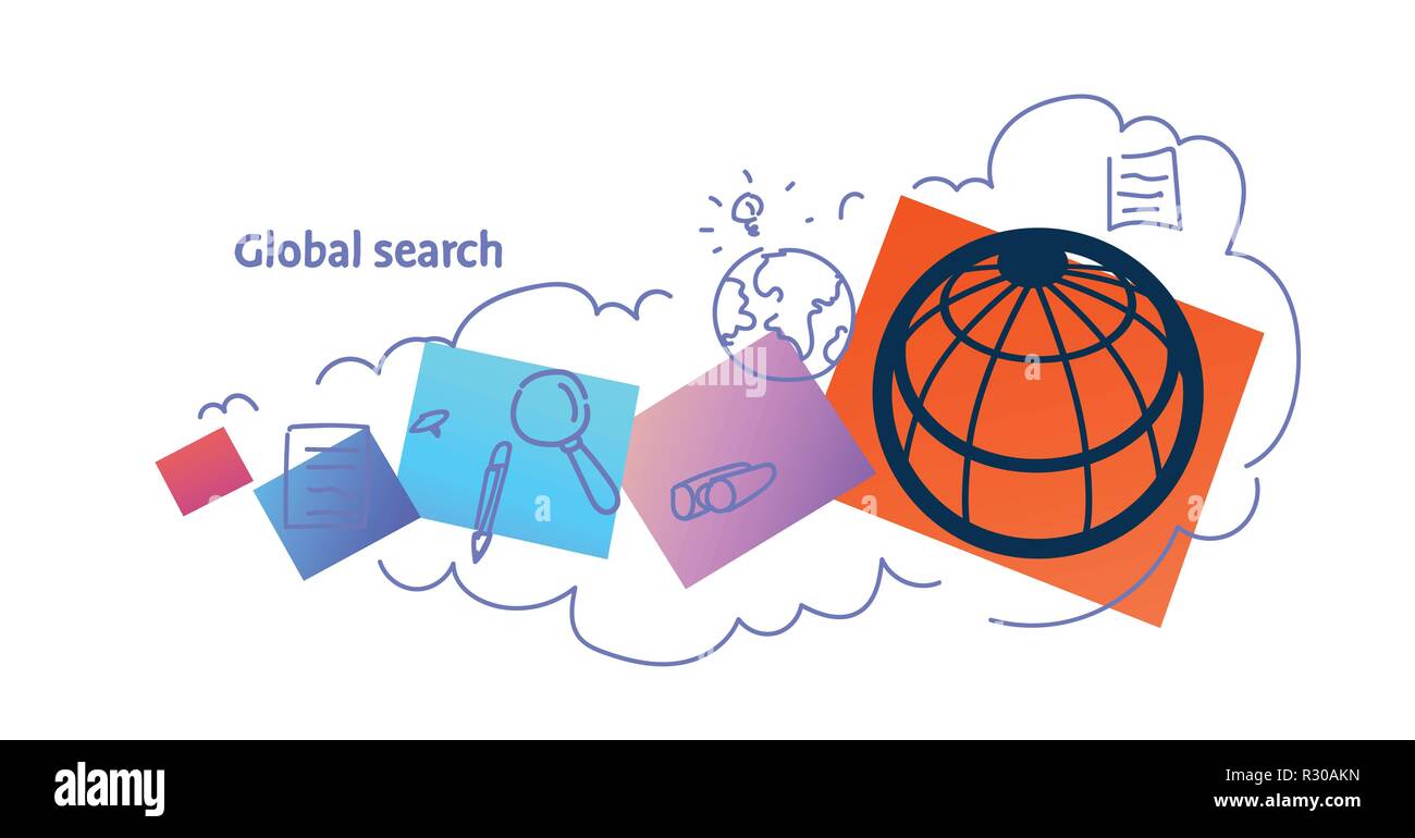 Earth concept map isolated glass hi-res stock photography and images ...