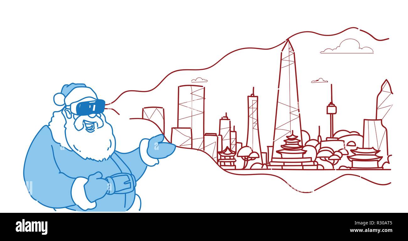 Virtual design modern cityscape Cut Out Stock Images & Pictures - Alamy