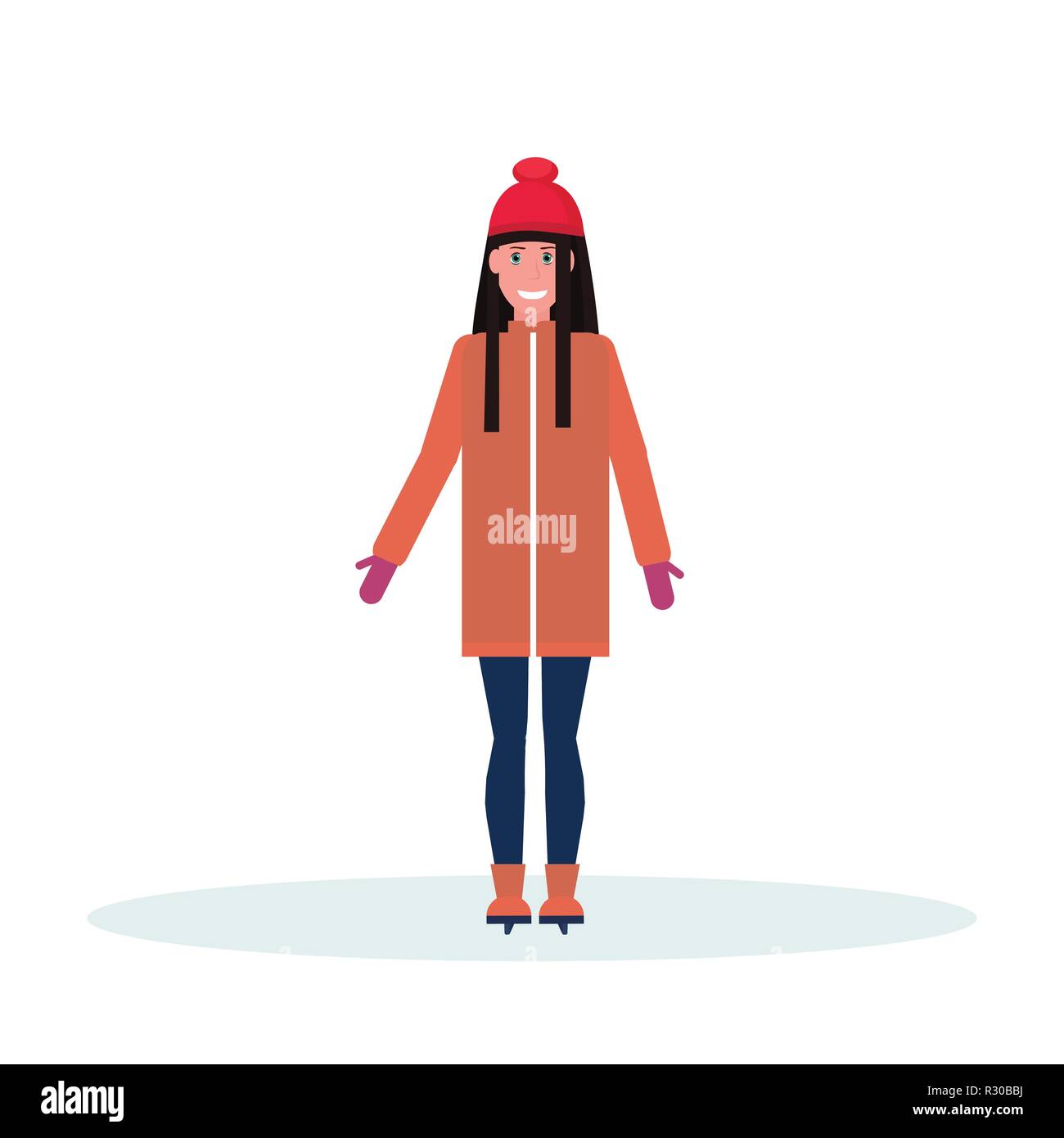 Female wearing flat cap Stock Vector Images - Alamy