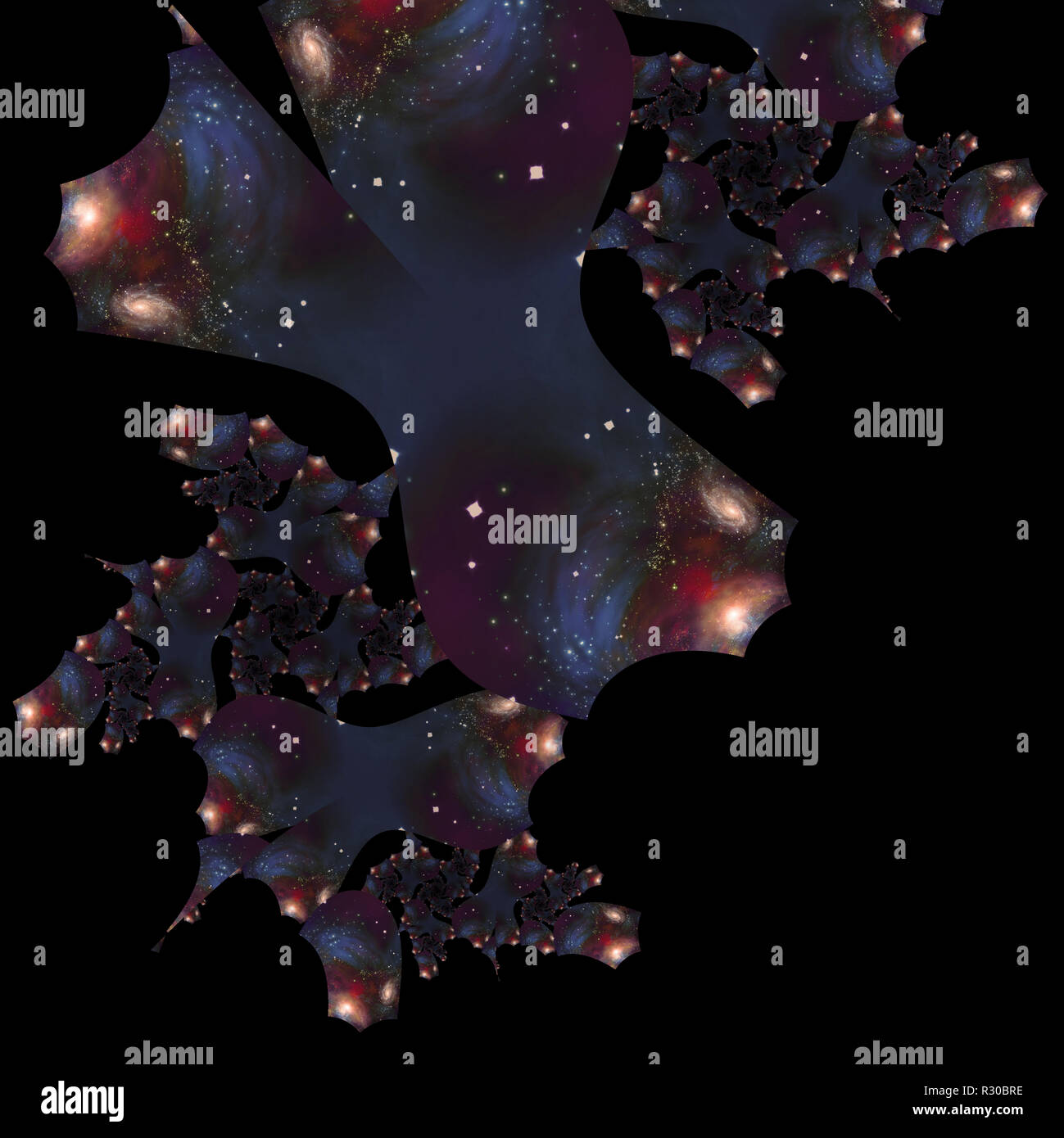 Multi layered endless universe. Deep Space Stock Photo - Alamy