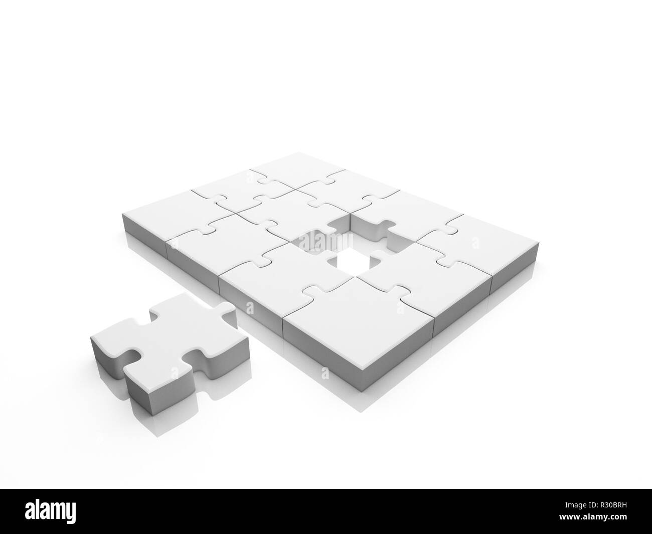 Jigsaw puzzle boxes Black and White Stock Photos & Images - Alamy