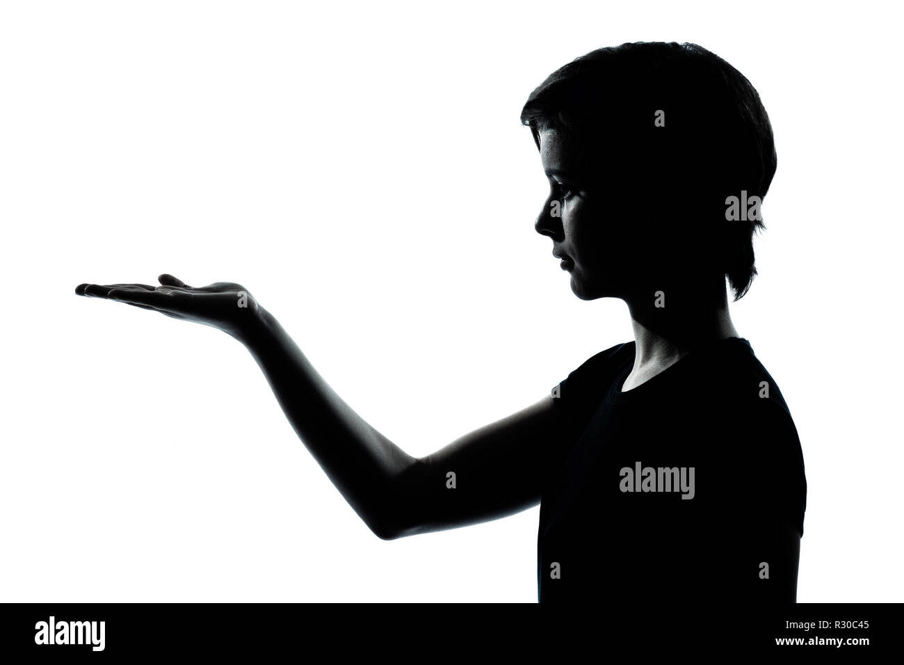 Male teens presenting Cut Out Stock Images & Pictures - Alamy