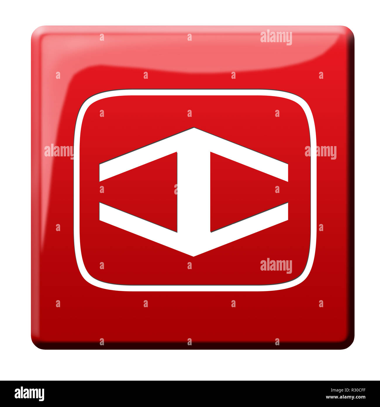 Arrow pointing left right icon Cut Out Stock Images & Pictures - Alamy