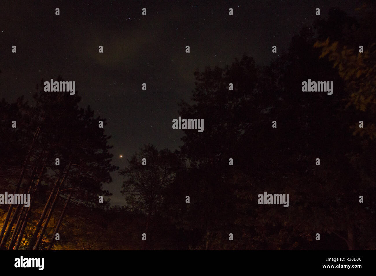 Mars Seen from Van Buren State Park, Michigan Stock Photo - Alamy
