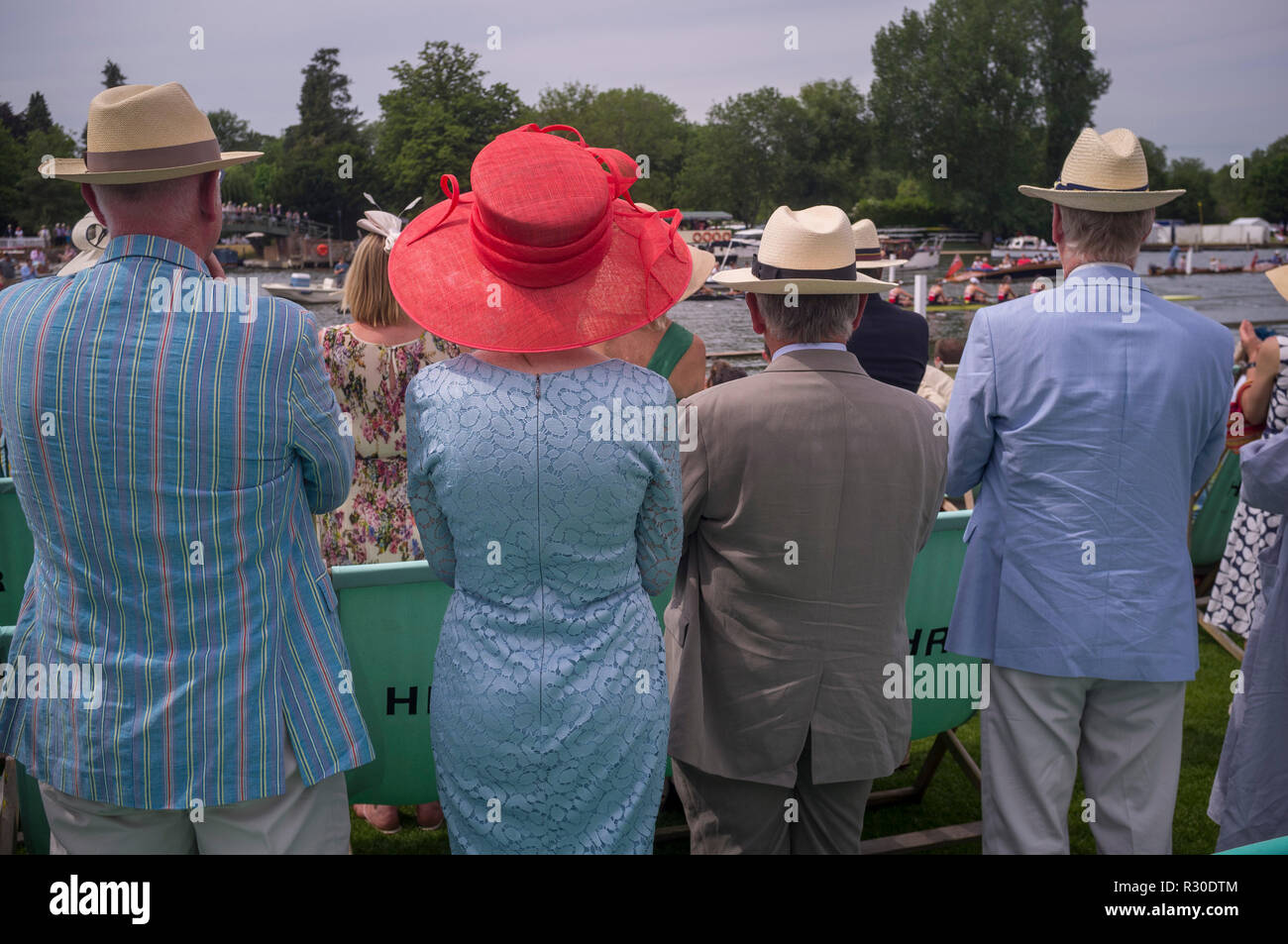 Spectators in the Steward's Enclosure at Henley Royal Regatta, 2015 ...