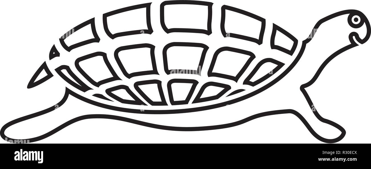 Turtle tortoise icon black color vector I flat style simple image ... Turtle tortoise icon black color vector I flat style simple image ...
