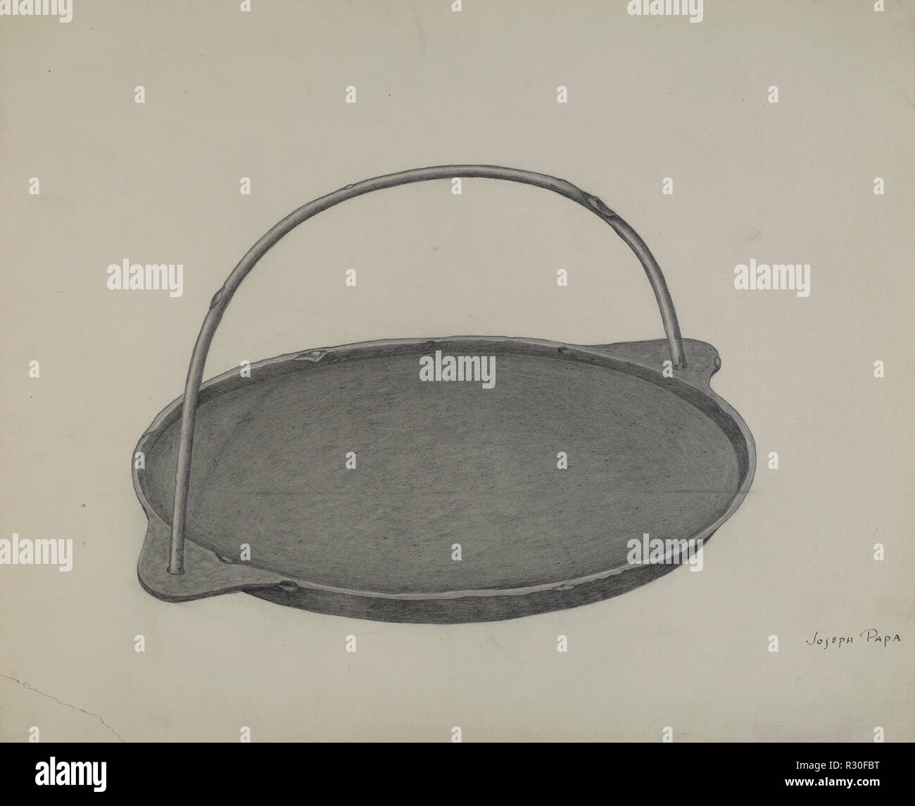 Iron Griddle. Dated: c. 1938. Dimensions: overall: 33.6 x 40 cm (13 1/4 ...