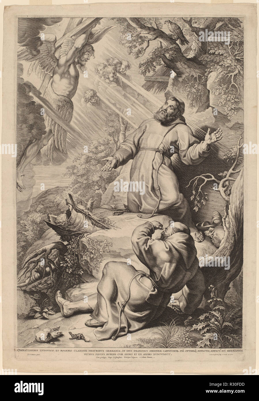 Saint Francis Receiving the Stigmata. Medium: engraving. Museum ...
