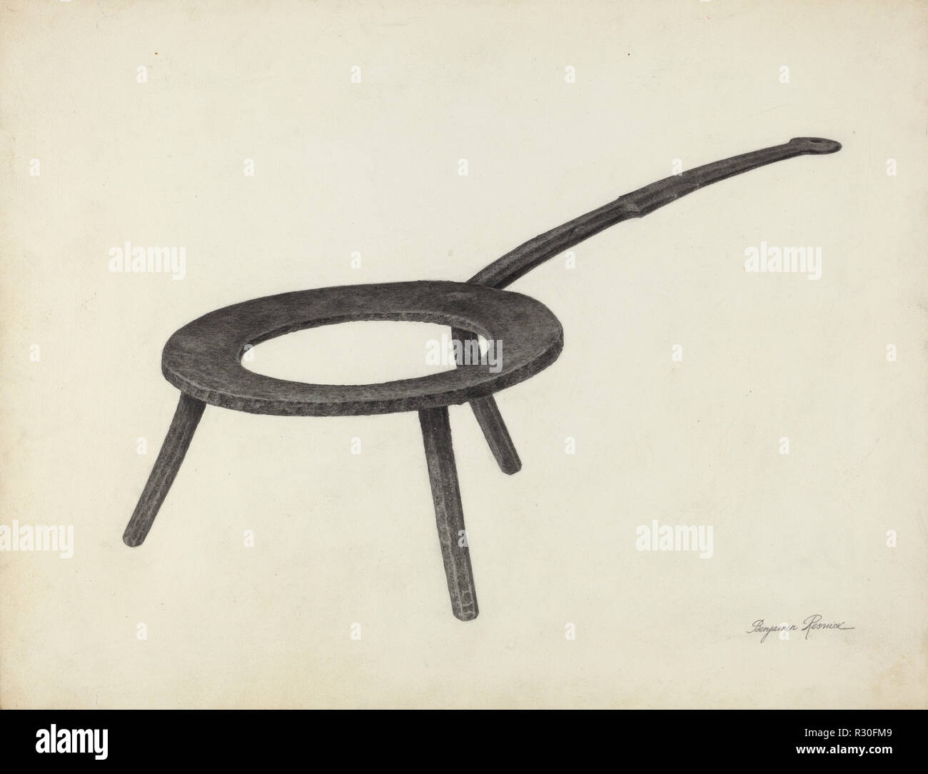 Pot Trivet. Dated: c. 1939. Dimensions: overall: 28.1 x 36.3 cm (11 1/ ...