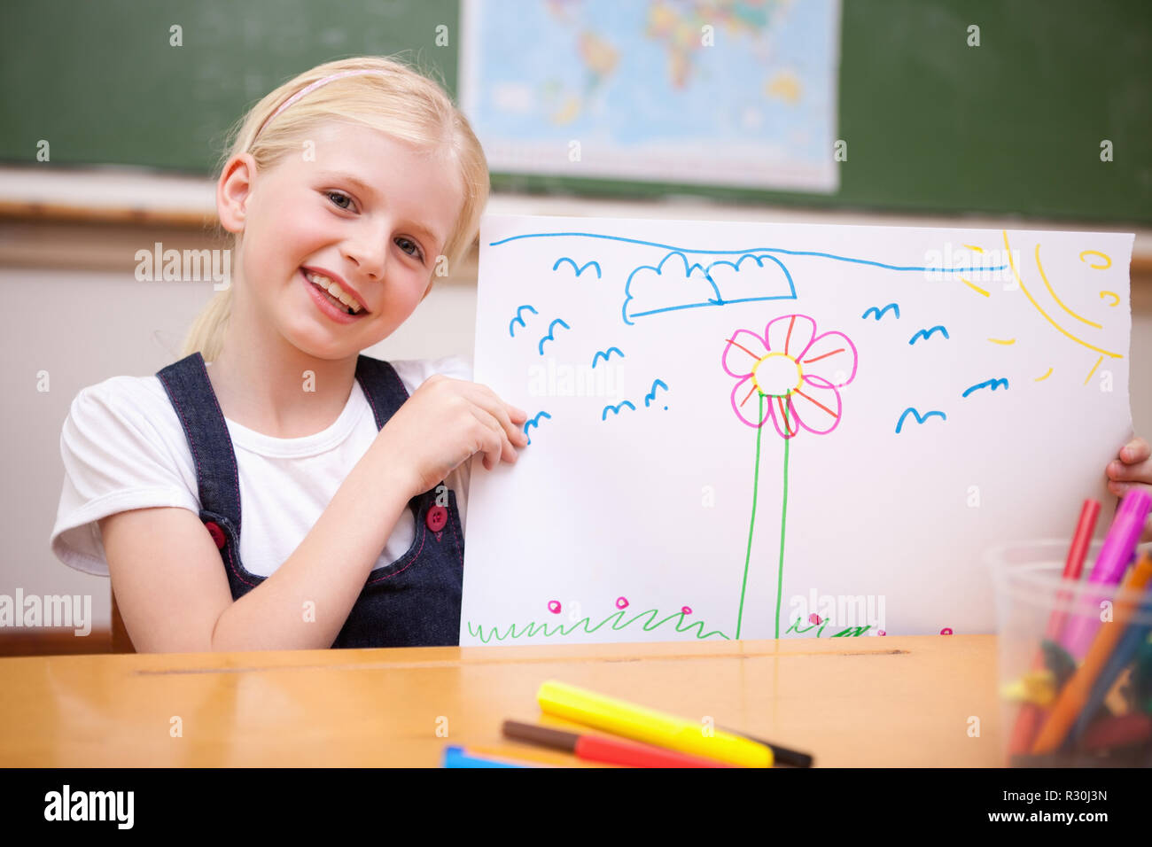 Girls proud drawing hi-res stock photography and images - Alamy