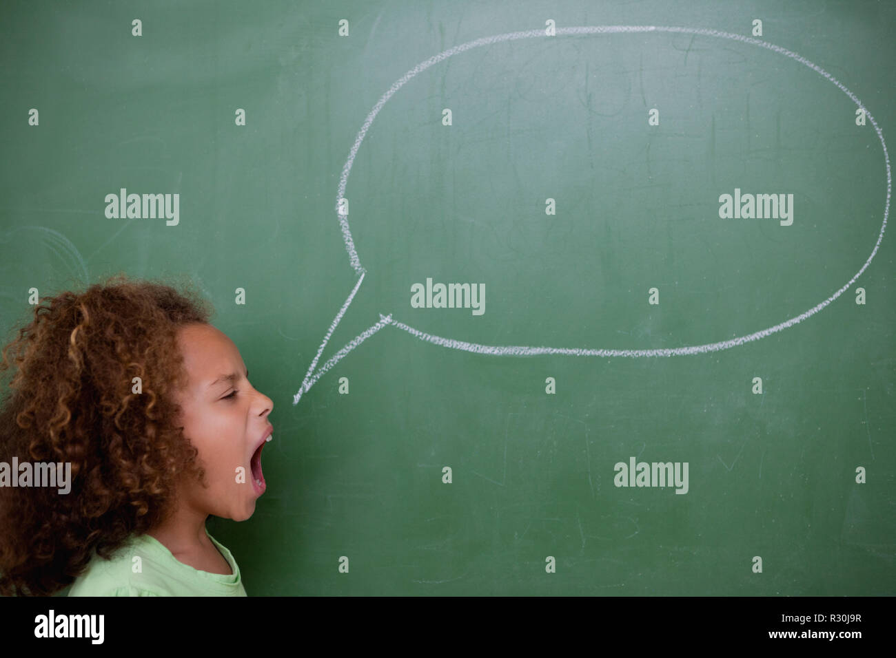 Child shout classroom hi-res stock photography and images - Alamy