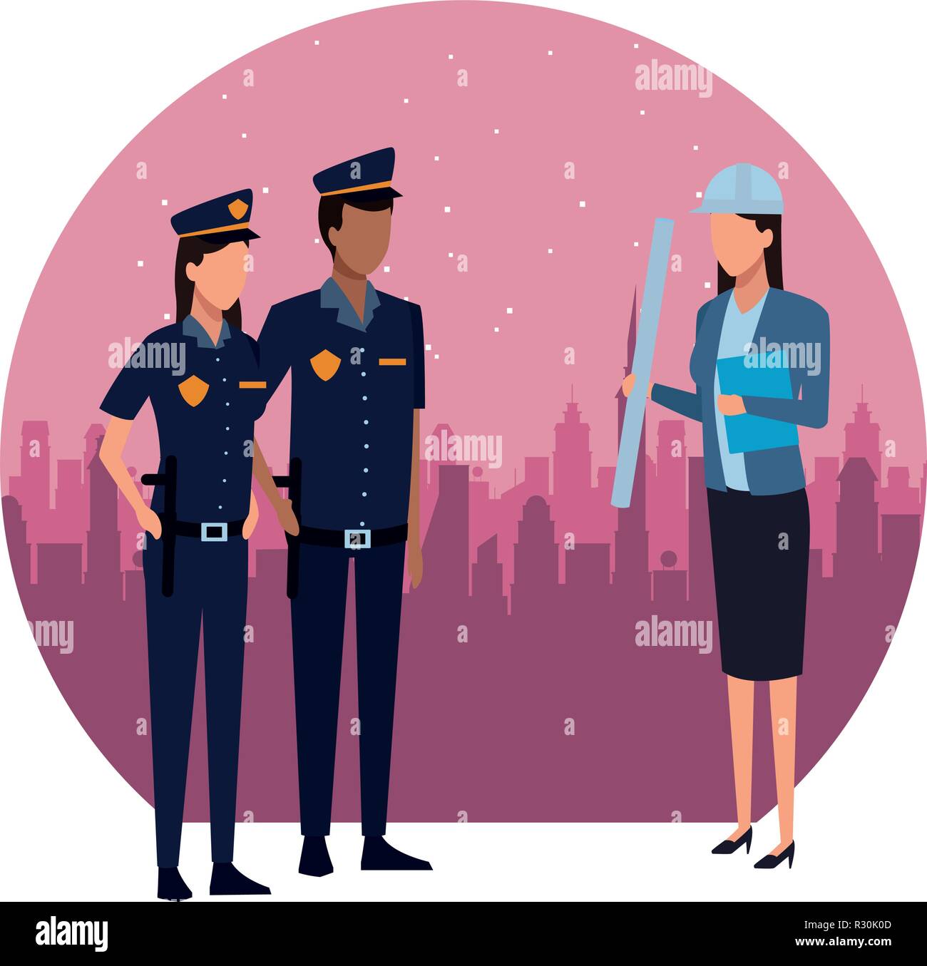 People job and occupation Stock Vector Image & Art - Alamy