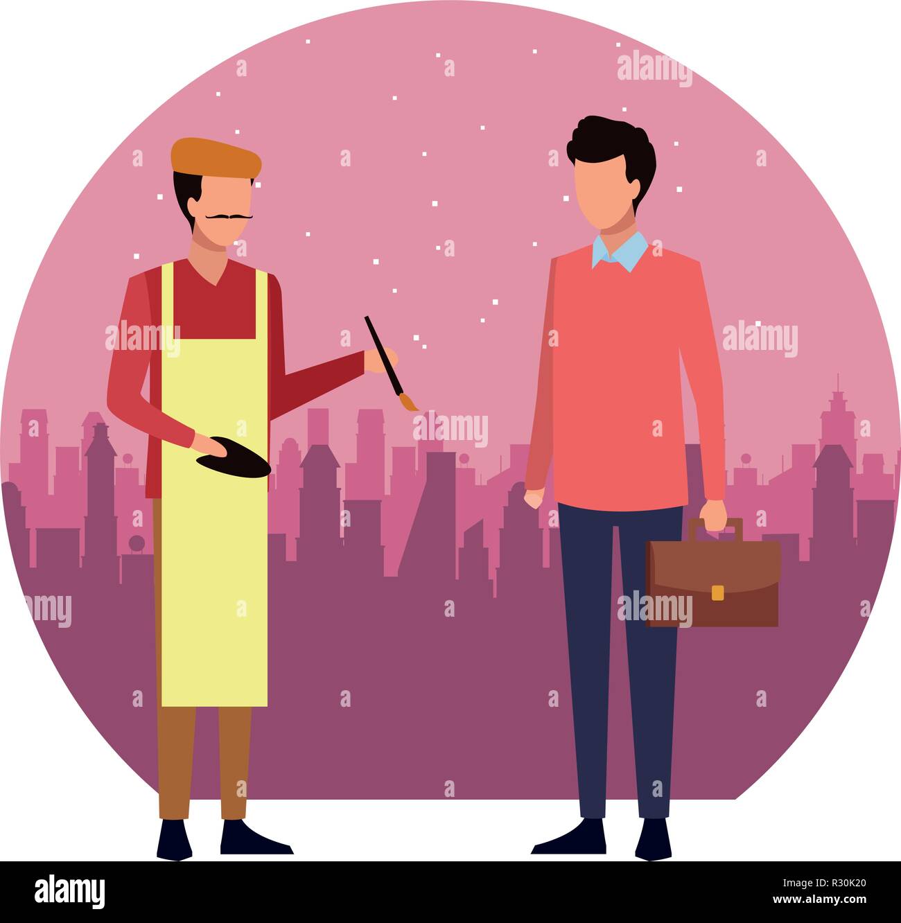 People job and occupation Stock Vector Image & Art - Alamy