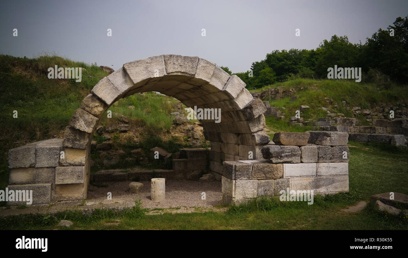 Ancient greek city ruins of apollonia hi-res stock photography and ...