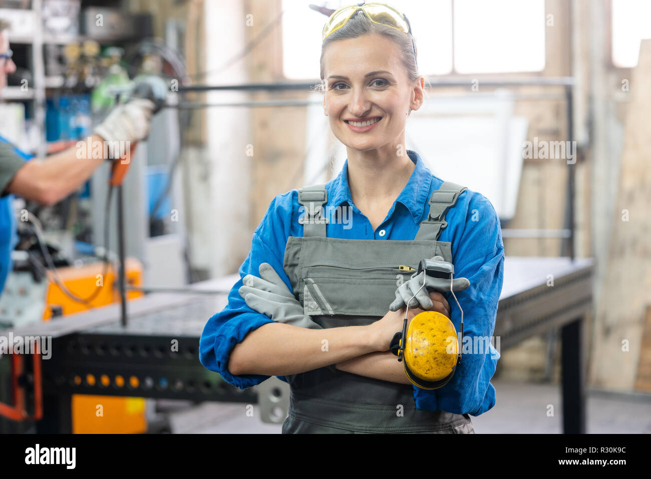 Goggles of a factory worker hi-res stock photography and images - Alamy