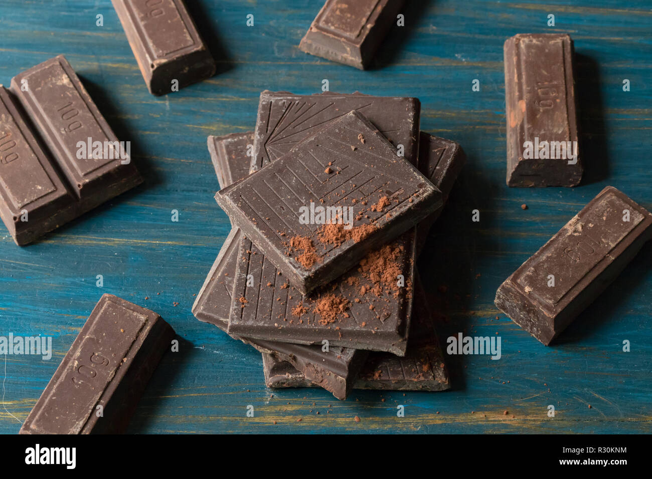 Old chocolate bars hi-res stock photography and images - Alamy