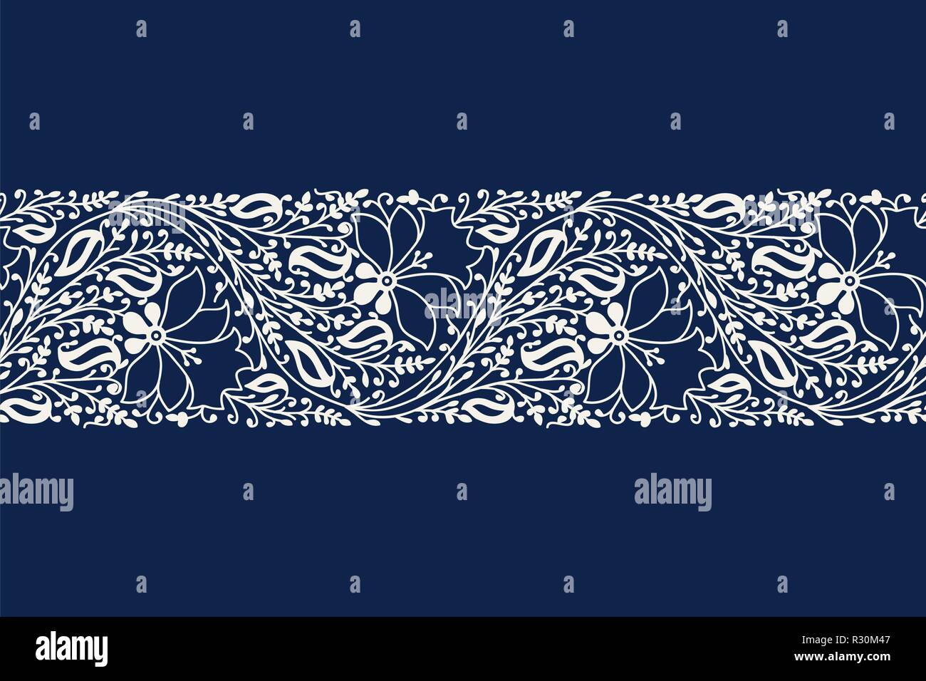 Wallpaper border printed Stock Vector Images - Alamy