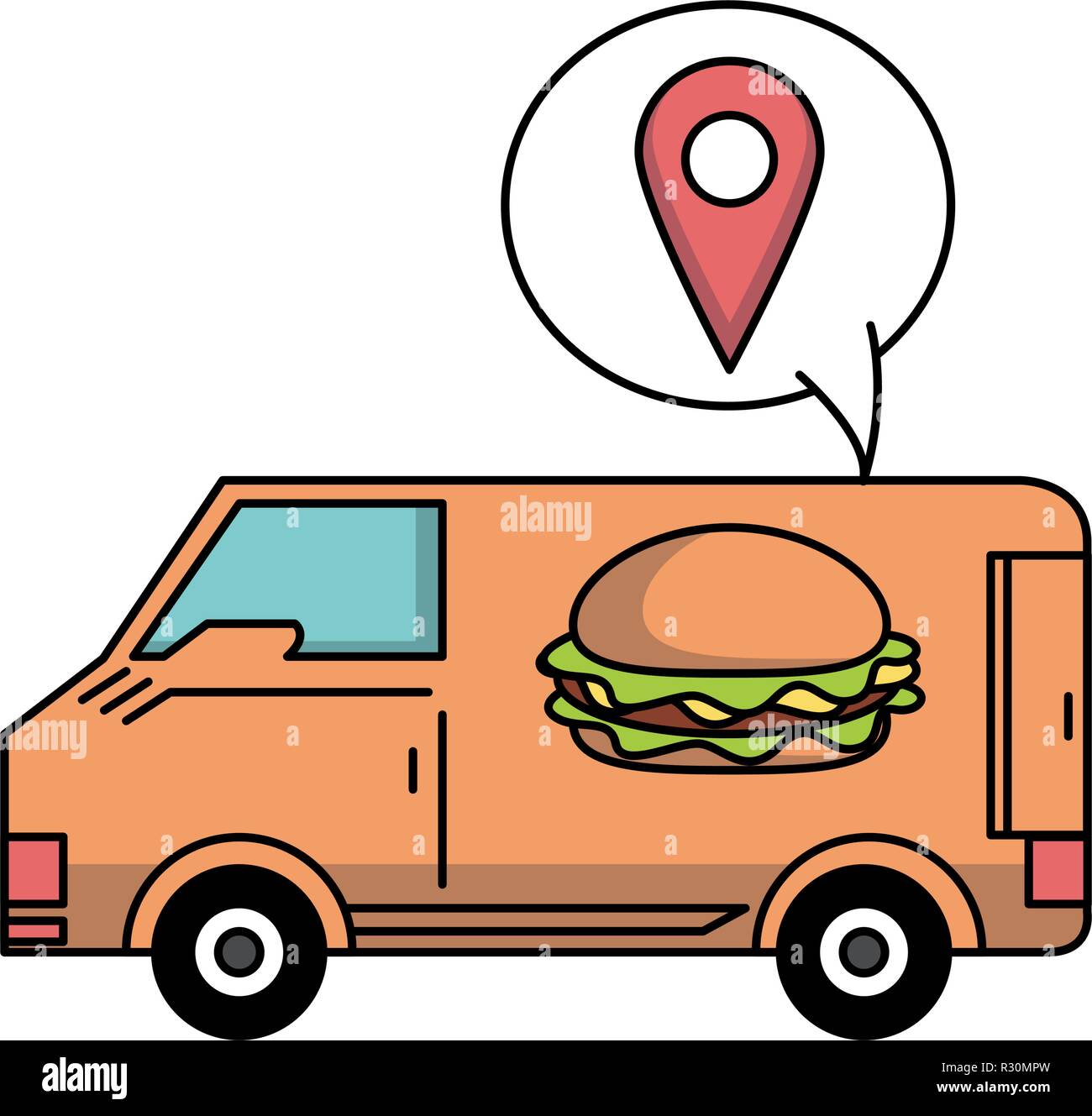 Fast food order and delivery online Stock Vector Image & Art - Alamy