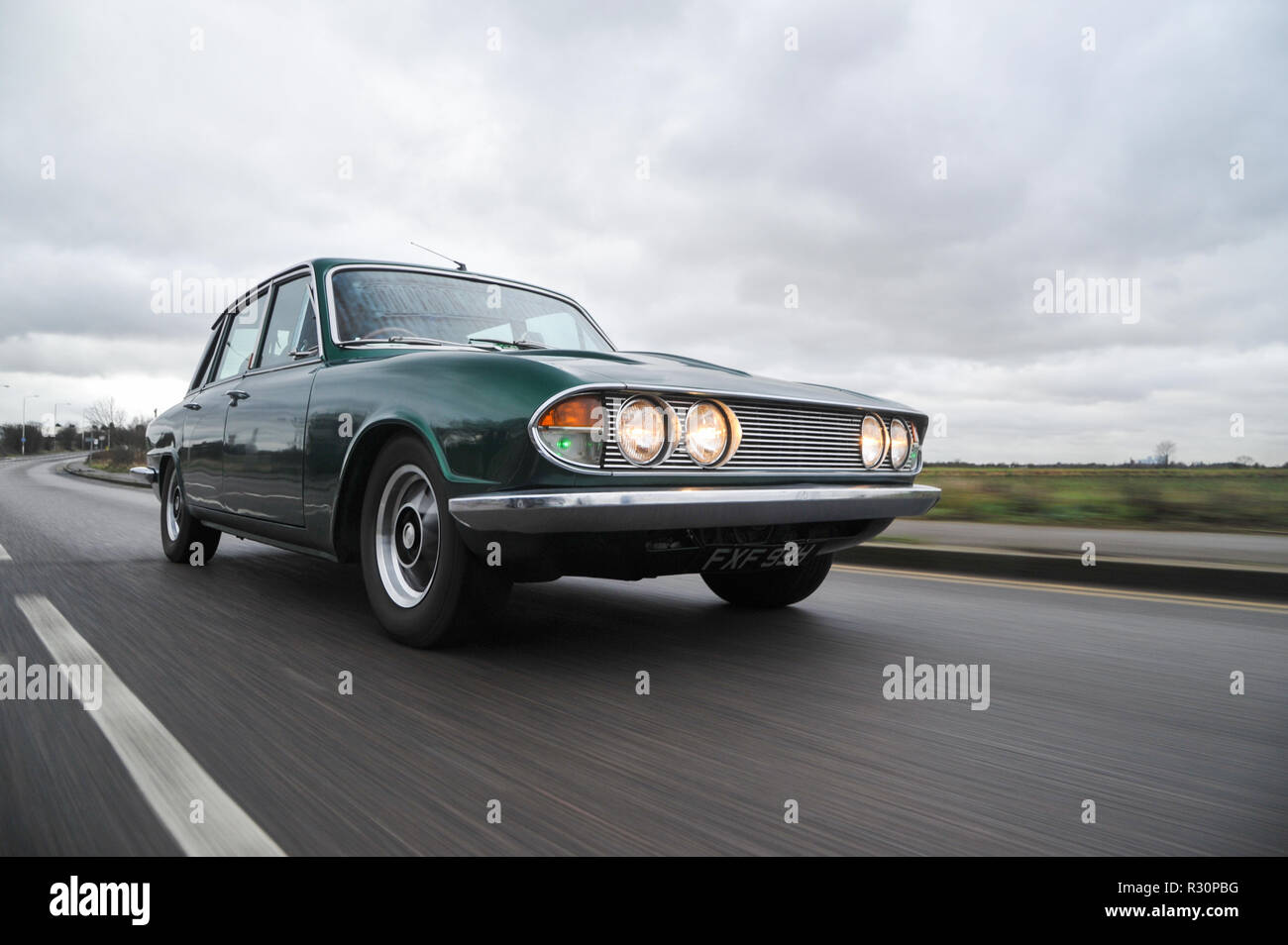 Triumph 2500 classic 1970s British saloon car Stock Photo - Alamy