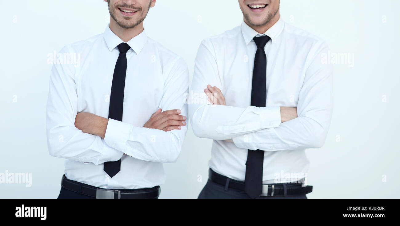 two men are standing in the office Stock Photo - Alamy