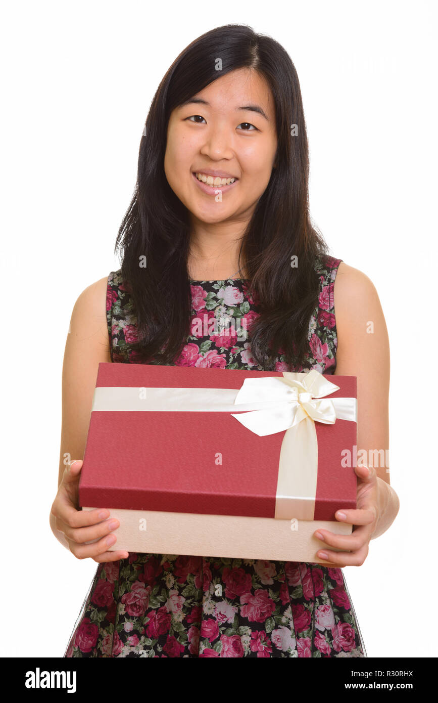 Woman holding dress box hi-res stock photography and images - Alamy
