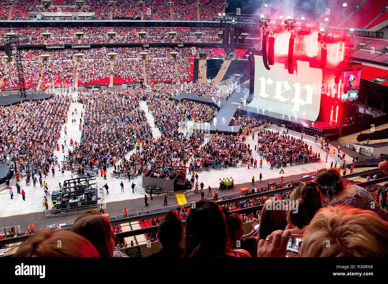 LONDON - JUN 23: Taylor Swift performs in concert at Wembley Stadium on ... LONDON - JUN 23: Taylor Swift performs in concert at Wembley Stadium on ...