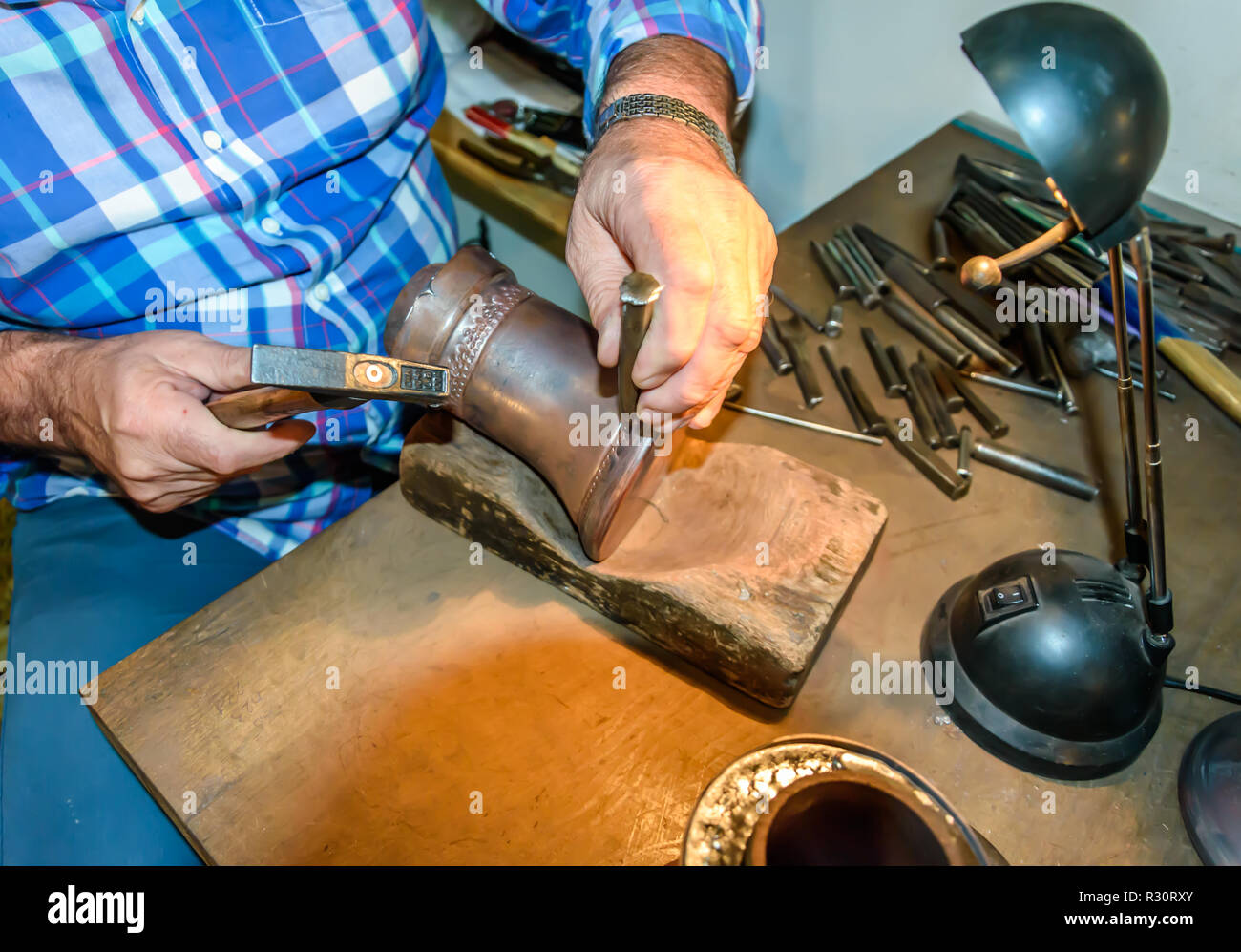 Working Coppersmith High Resolution Stock Photography and Images - Alamy