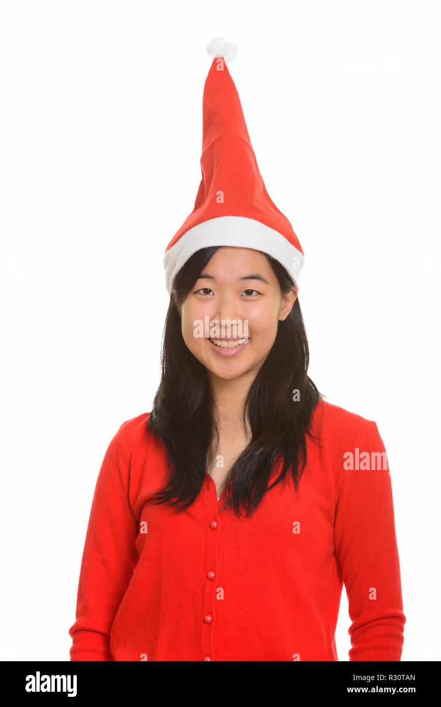 Beautiful asian christmas woman hi-res stock photography and images - Alamy