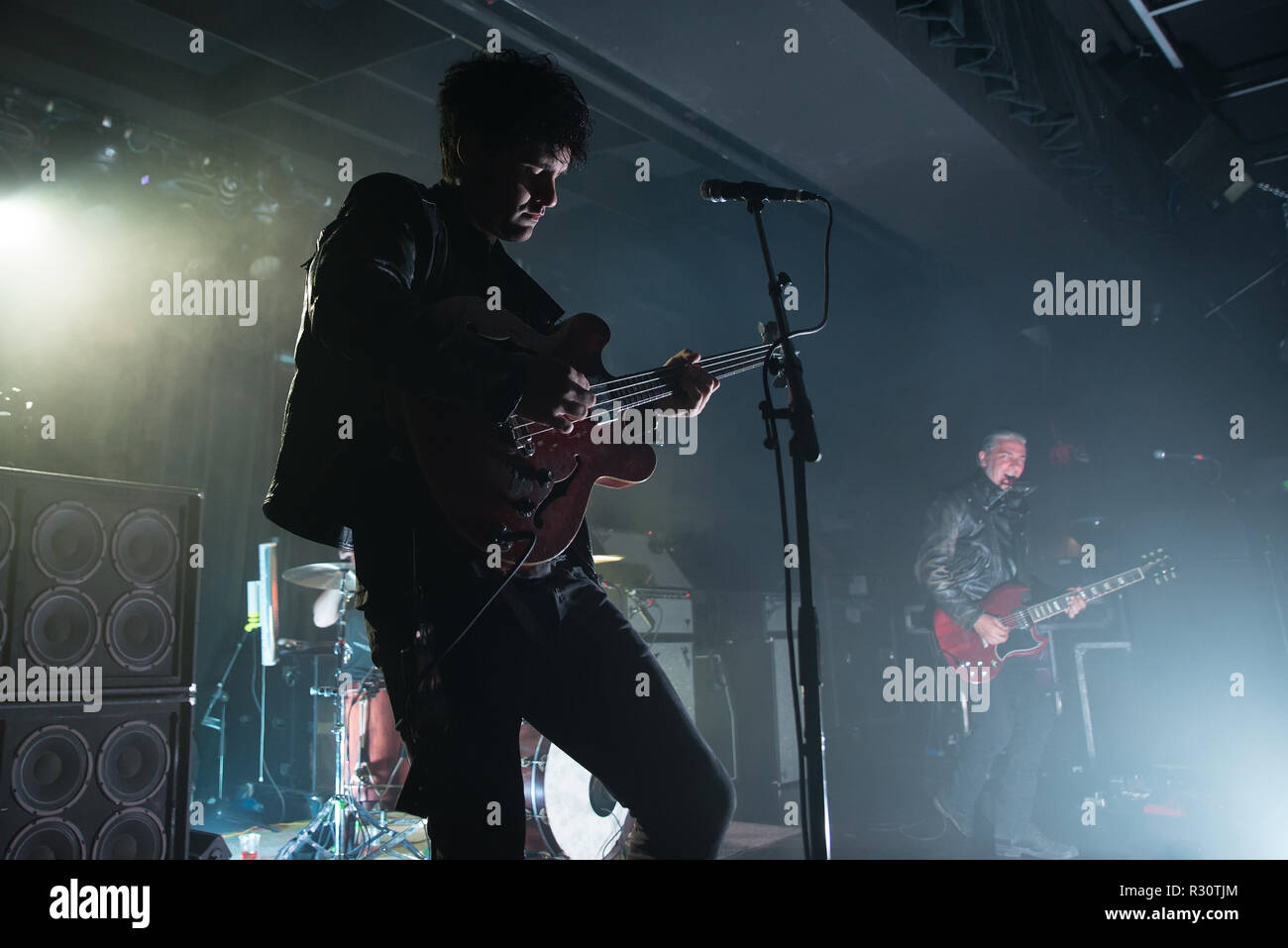 BARCELONA - JUL 16: Black Rebel Motorcycle Club (rock band) perform in ...