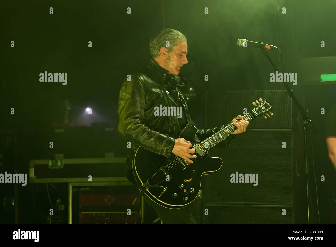BARCELONA - JUL 16: Black Rebel Motorcycle Club (rock band) perform in ...