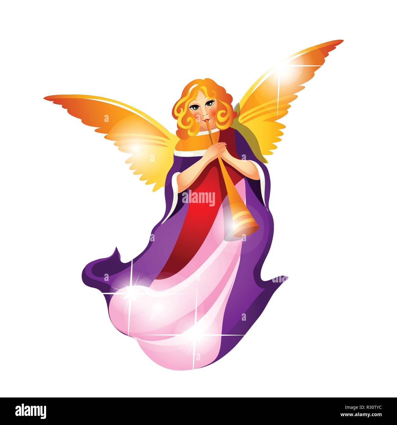 Flute Girl Clipart Christmas