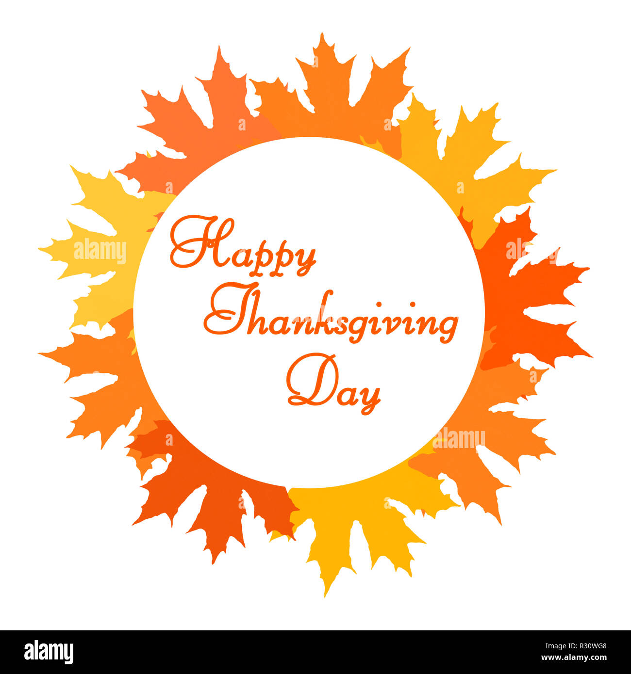 Border frame nature theme illustration Cut Out Stock Images & Pictures - Alamy