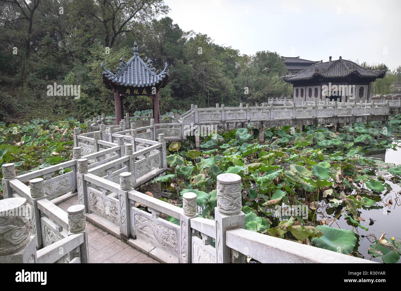 Chibi, Hubei/ CHINA - OCT 25, 2018:The ancient battle field of The red ...