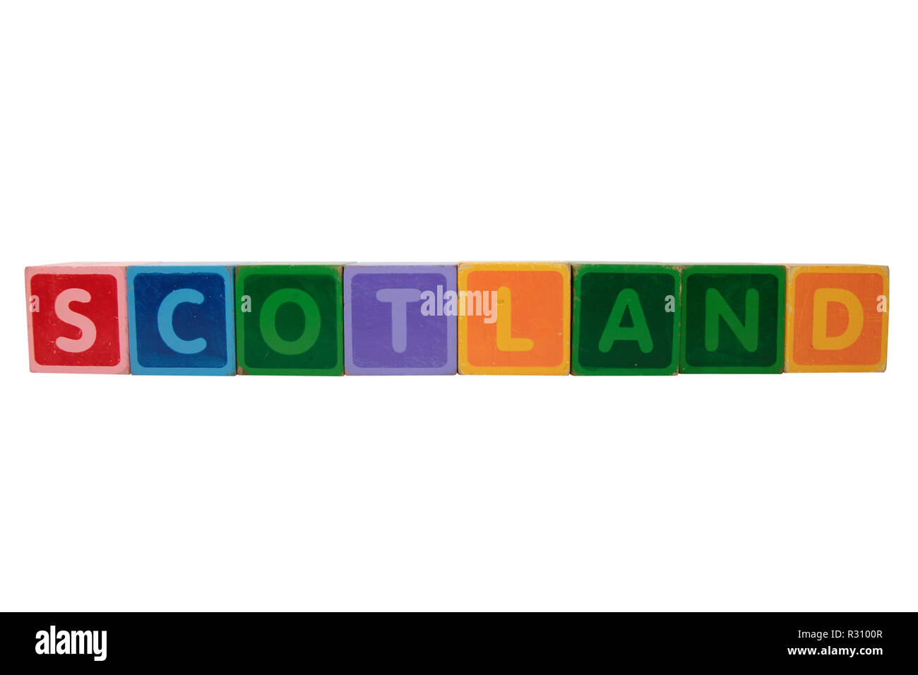 Scotland Clip Art Letters