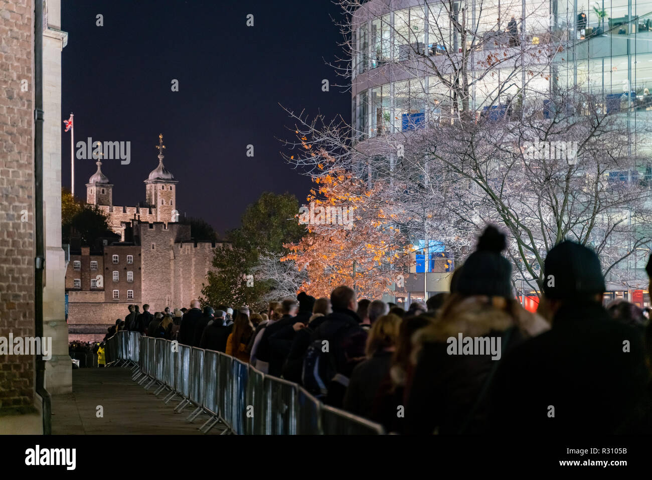 People line up for the special event Beyond the Deepening Shadow at ...