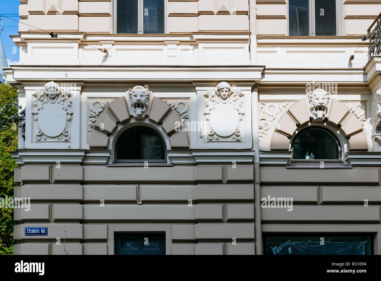 Art nouveau architecture in Riga - Elizabetes iela 33 - living house by ...