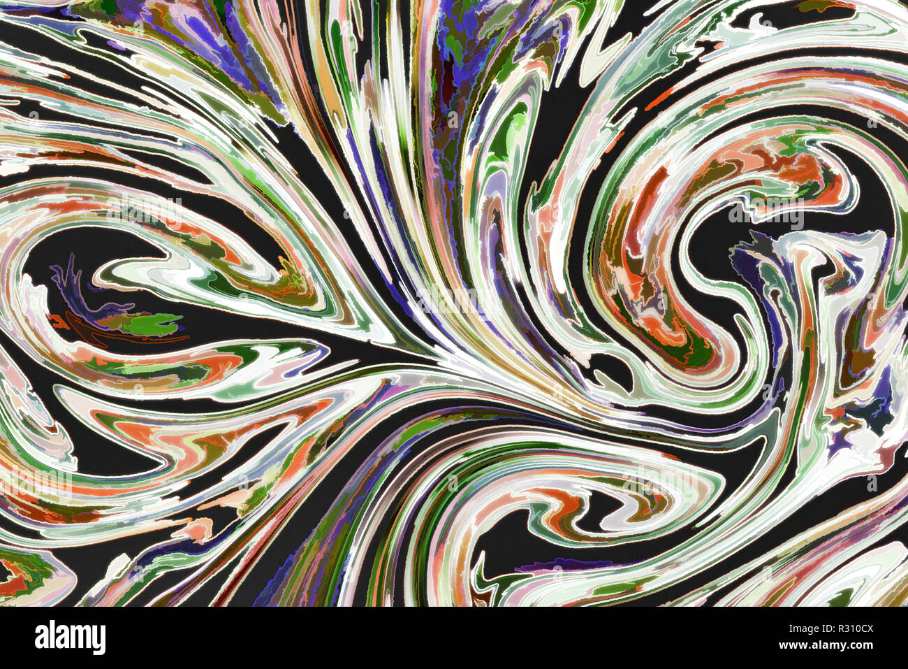 abstract fluid pattern Stock Photo - Alamy
