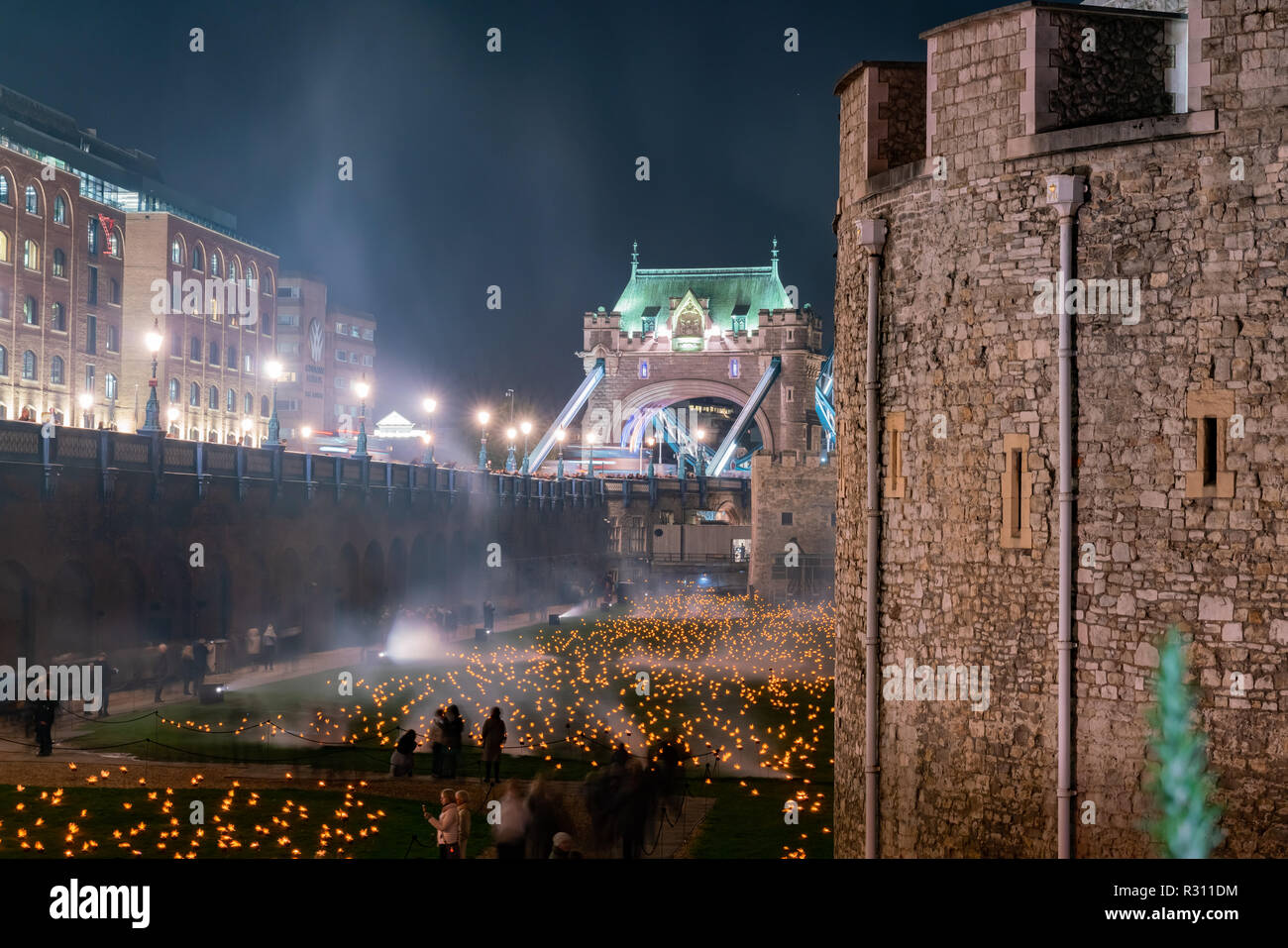 Tower Bridge and the special event Beyond the Deepening Shadow at Tower ...