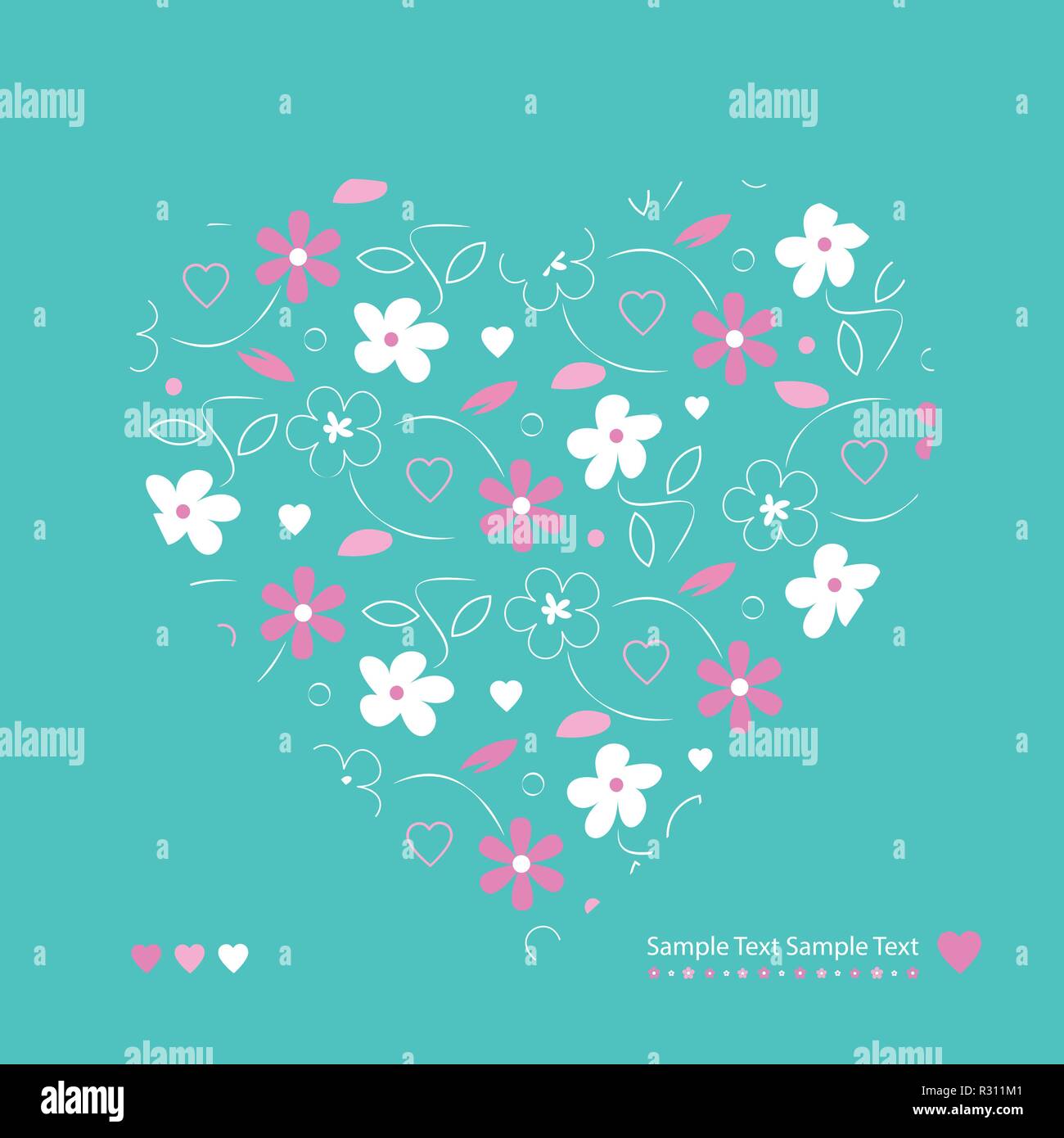 Flowery Heart High Resolution Stock Photography and Images - Alamy