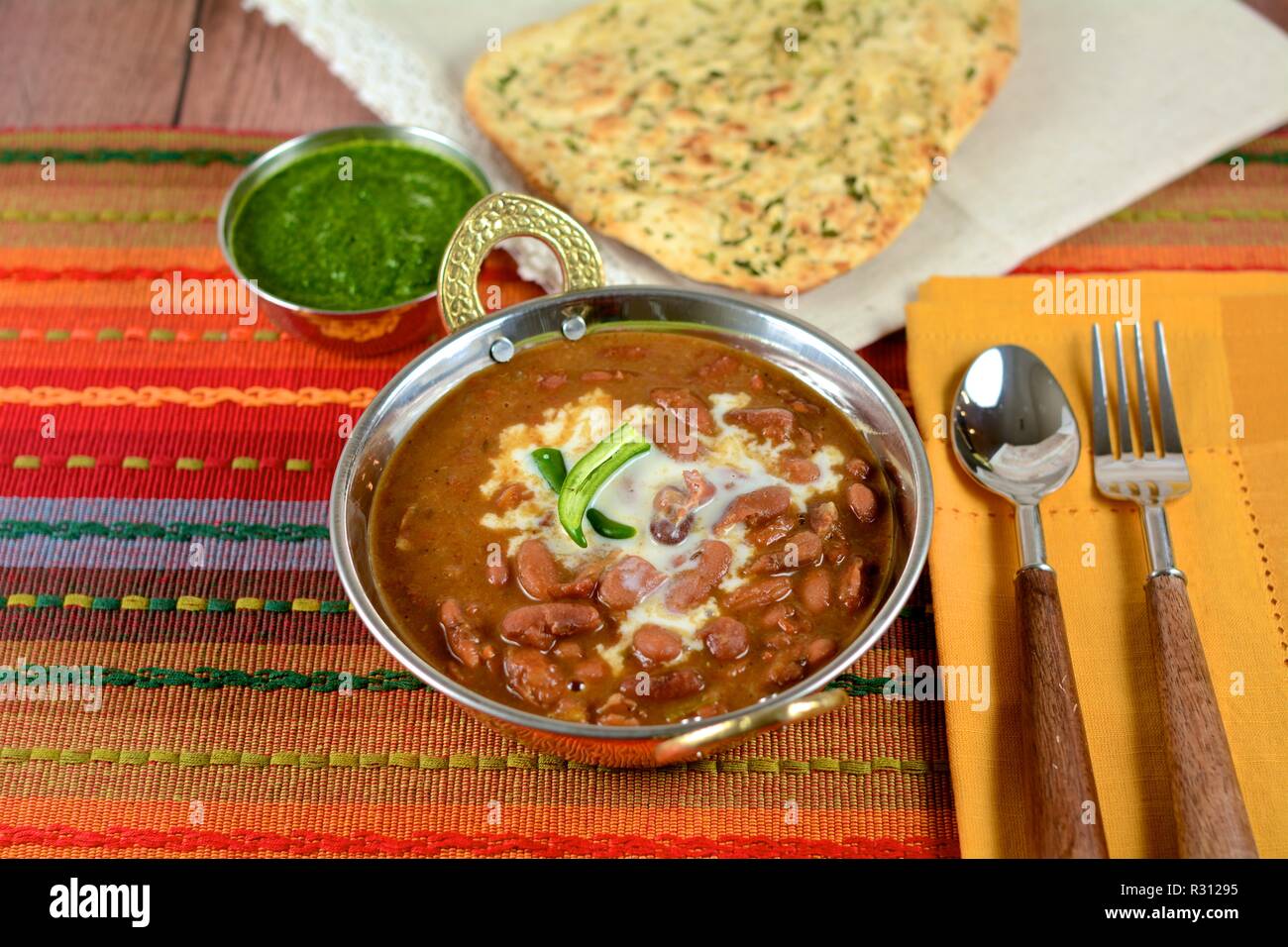 Rajma Indian Red Bean Curry Stock Photo - Alamy