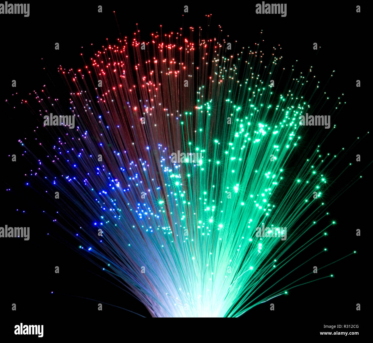 plastic optical fibers Stock Photo - Alamy