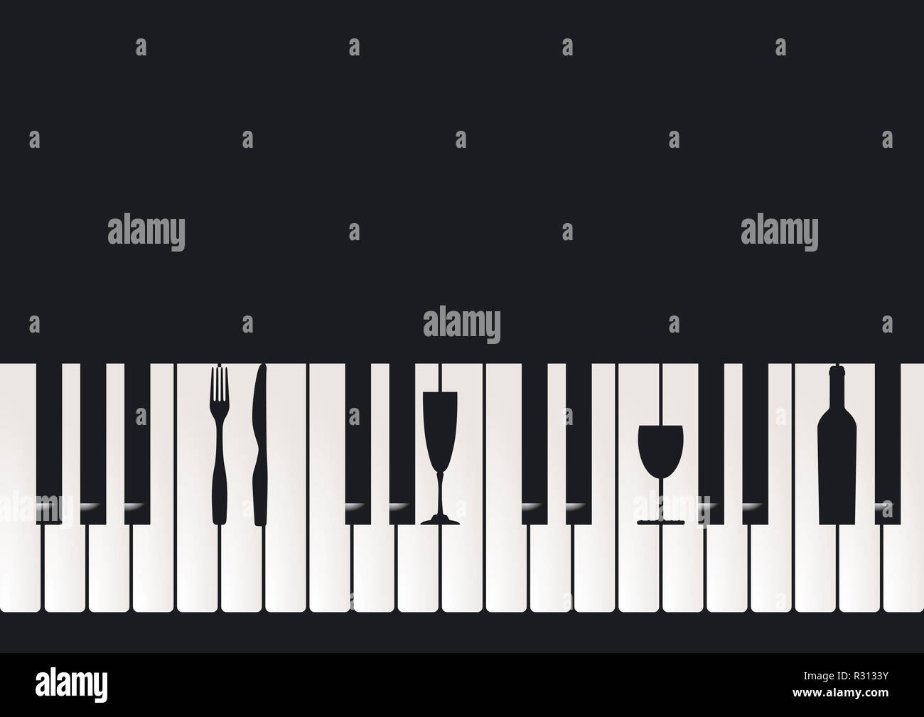 Cocktail piano hi-res stock photography and images - Alamy