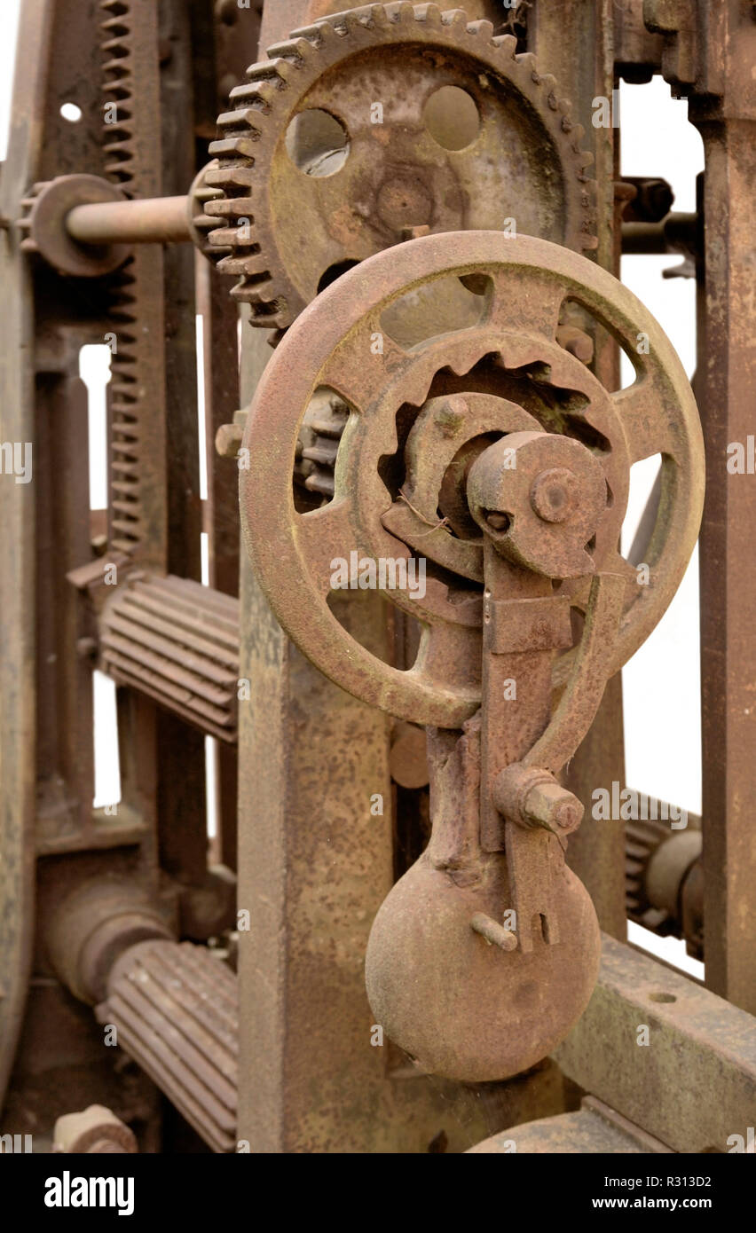 rusty machine detail Stock Photo - Alamy