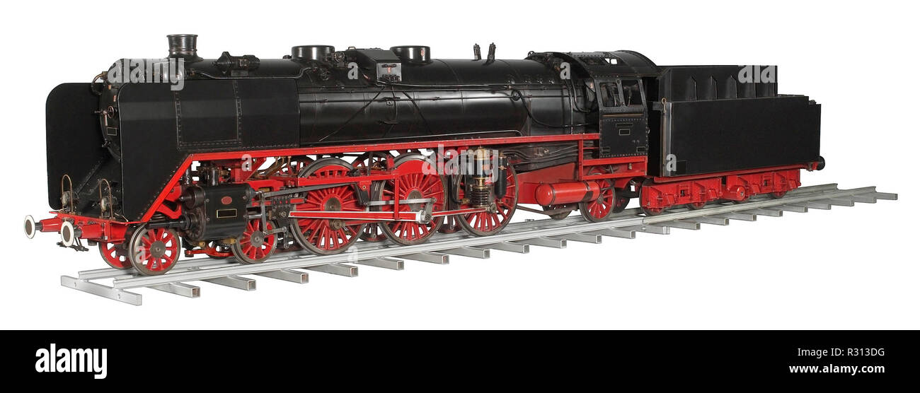 Electric model toy train Cut Out Stock Images & Pictures - Alamy