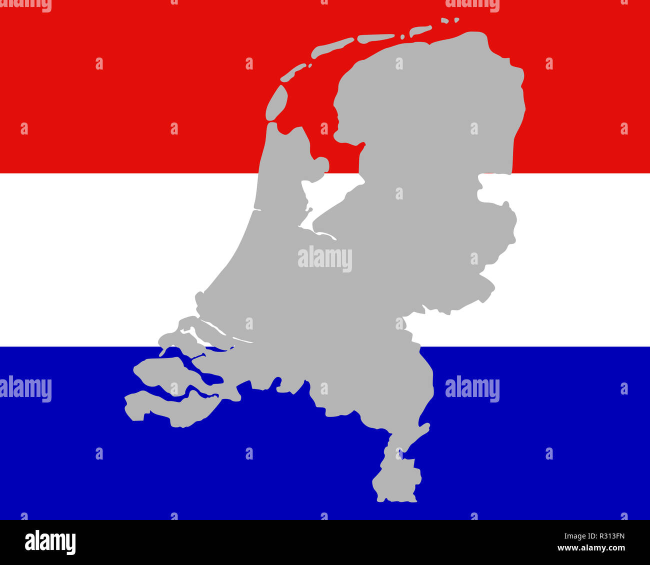 map and flag of the netherlands Stock Photo - Alamy