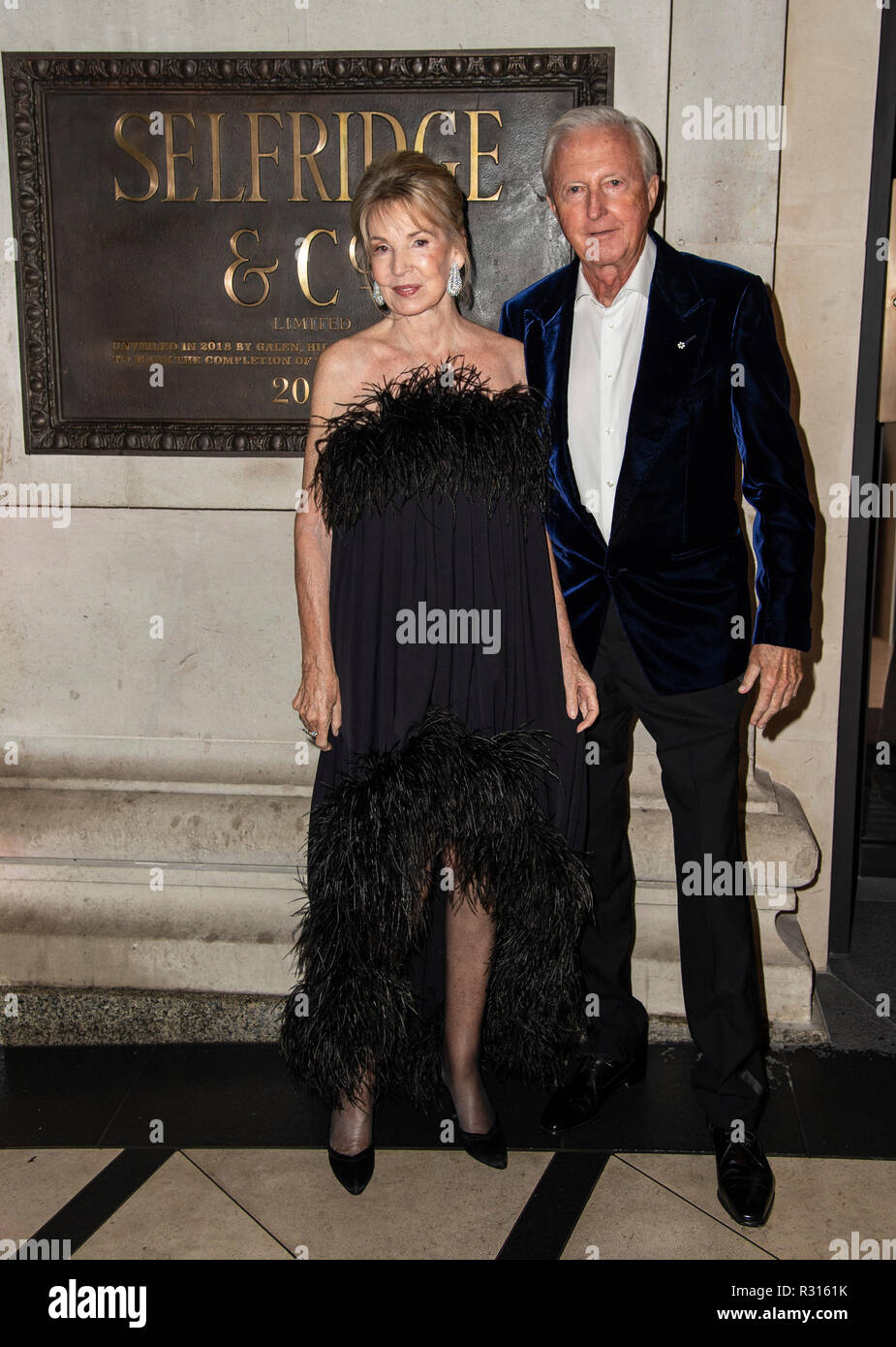 London, UK. 20th November, 2018. Hilary Weston and Galen Weston attend ...