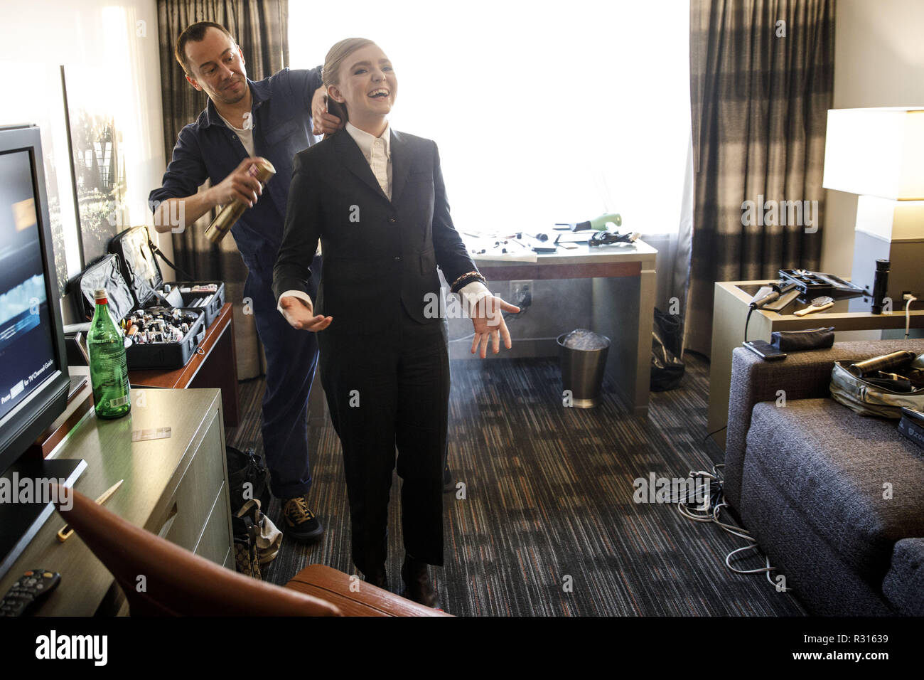 Hollywood, CA, USA. 18th Nov, 2018. Actress Elsie Fisher, 15, dances ...