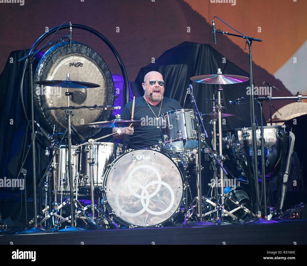 July 3, 2018 - Raleigh, North Carolina; USA - Drummer JASON BONHAM of ...